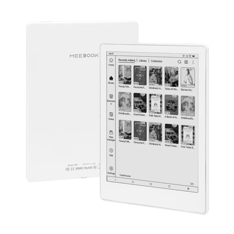Meebook M8 เครื่องอ่าน e-book ขนาดกะทัดรัด จอ 7.8 นิ้ว - EreaderPlus